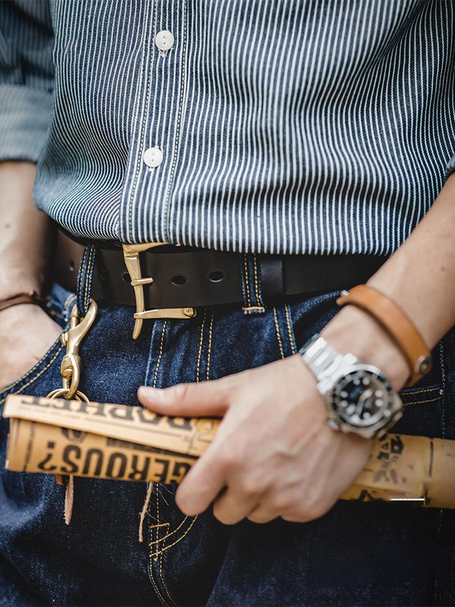 Fire fighter's Leather Belt Fire fighter's Leather Belt